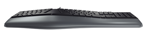 CHERRY KC 4500 ERGO Corded Ergonomic Keyboard, Black, USB (QWERTY - UK ...