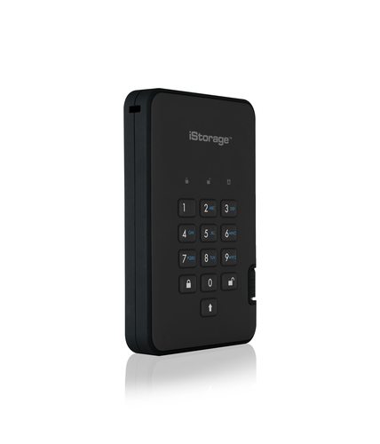 iStorage diskAshur2 256-bit 4TB USB 3.1 secure encrypted hard drive ...
