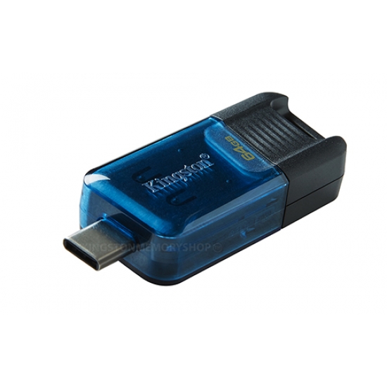 Kingston 64GB DataTraveler DT80M Type-C Flash Drive USB 3.2, Gen1 ...