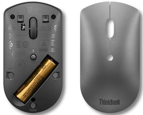 Lenovo ThinkBook mouse Office Ambidextrous Bluetooth Optical 2400 DPI ...