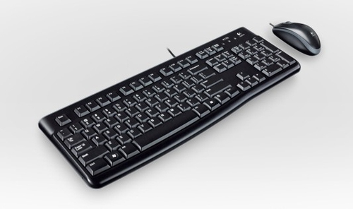 Logitech MK120 keyboard USB AZERTY French Black | Buy Online | 100% ...