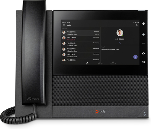 POLY CCX 600 Business Media Phone for Microsoft Teams and PoE-enabled ...