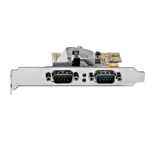StarTech.com 2-Port PCI Express Serial Interface Card, Dual Port PCIe ...