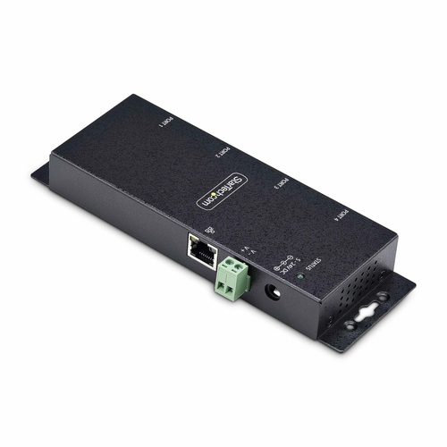 StarTech.com 4-Port Serial to Ethernet Adapter, IP Serial Device Server ...