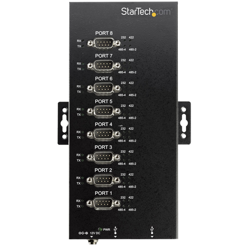 StarTech.com 8 Port Serial Hub USB to RS232/RS485/RS422 Adapter ...