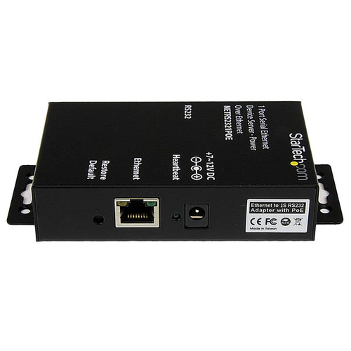 StarTech.com 1 Port RS232 Serial Ethernet Device Server - PoE Power Over Ethernet | Buy Online ...