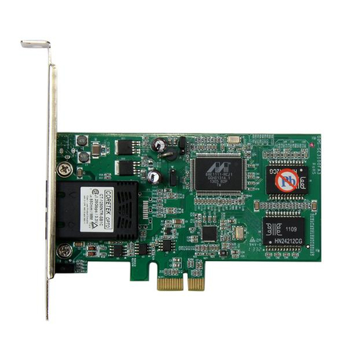 StarTech.com PCI Express (PCIe) Gigabit Ethernet Multimode SC Fiber ...