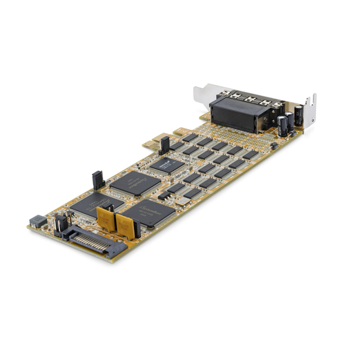 StarTech.com 16-Port Low-Profile Serial Card - RS232 - PCI Express ...