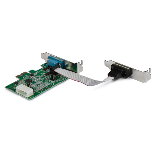 StarTech.com 2-port PCI Express RS232 Serial Adapter Card - PCIe RS232 ...