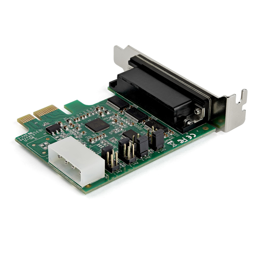StarTech.com 4-port PCI Express RS232 Serial Adapter Card - PCIe RS232 Serial Host Controller ...