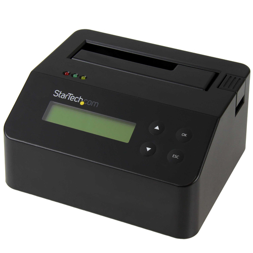 StarTech.com Single Bay Hard Drive Eraser, Standalone HDD/SSD Sanitizer ...