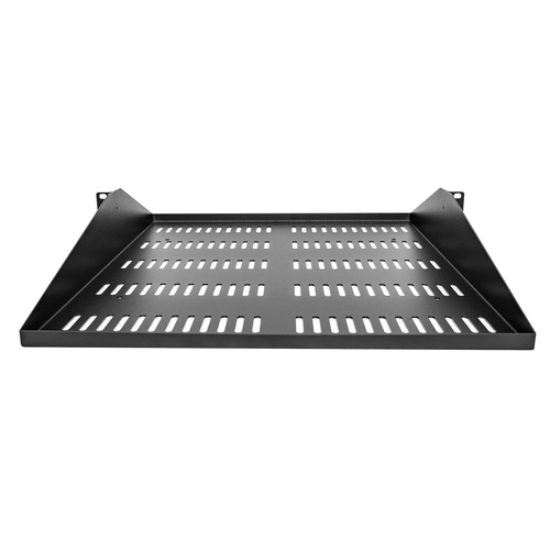 StarTech.com 2U Server Rack Shelf, Center Mounted Universal Vented ...