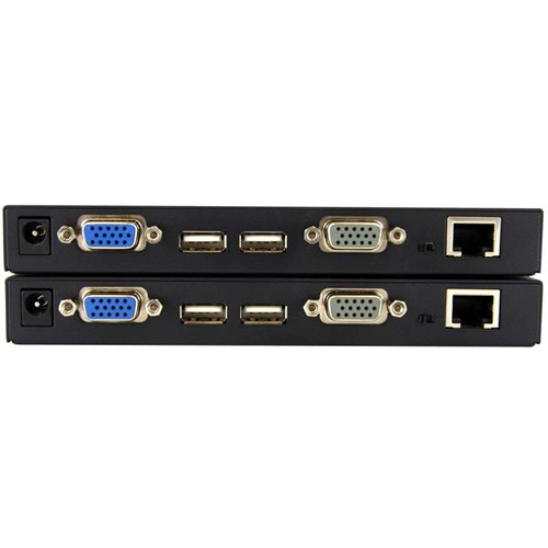 StarTech.com Long Range USB VGA KVM Console Extender over Cat5 UTP ...