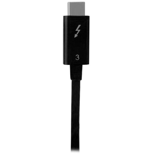 StarTech.com 0.5m Thunderbolt 3 (40Gbps) USB-C Cable - Thunderbolt, USB ...