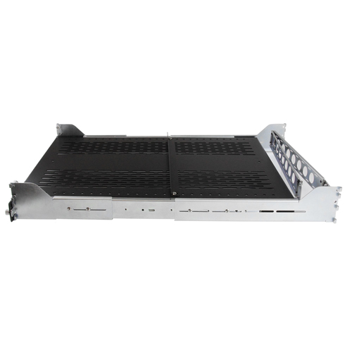 StarTech.com 2U Vented Sliding Server Rack Shelf w/ Cable Management ...