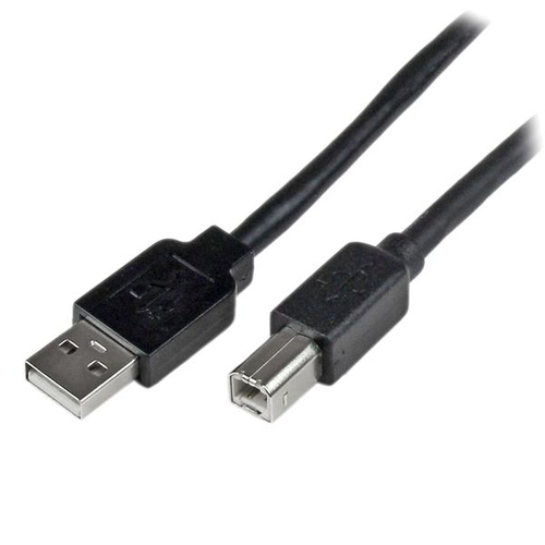 StarTech.com 20m / 65 ft Active USB 2.0 A to B Cable - M/M | Buy Online ...