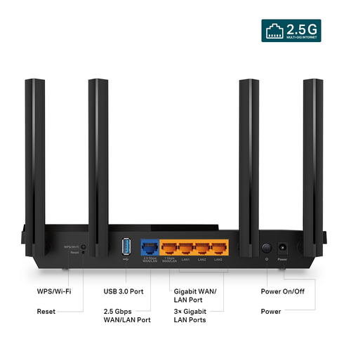 TP-Link Archer AX3000 Multi-Gigabit Wi-Fi 6 Router with 2.5G Port | Buy ...