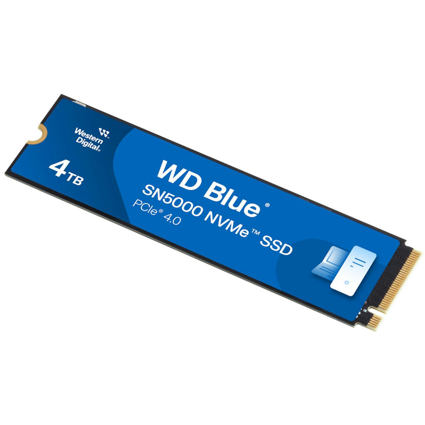 WD Blue SN5000 4TB SSD NVME M.2 2280 PCIe Gen4 Solid State Drive | Buy ...